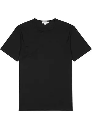 Sunspel Cotton T-shirt - Black