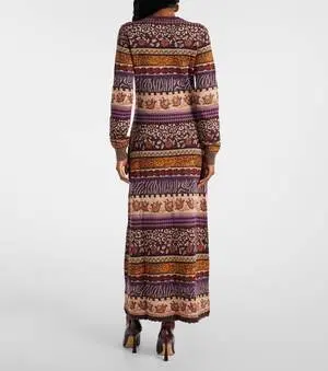 Ulla Johnson Paloma Jacquard Maxi Dress In Woodland