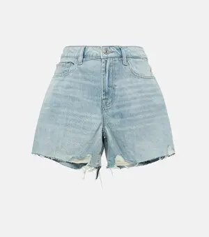 7 For All Mankind Monroe High-rise Denim Shorts