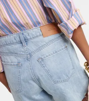 7 For All Mankind Monroe High-rise Denim Shorts