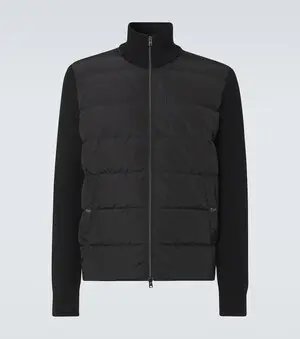 Herno Wool-trimmed Down Jacket - Black