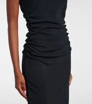 Veronica Beard Charissa Cotton-blend Jersey Midi Dress
