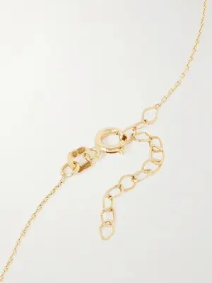 STONE AND STRAND 14 Karat Letterpress Initial Necklace