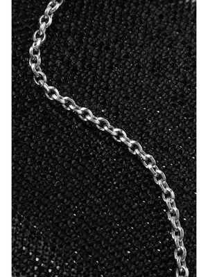 Judith Leiber Slim Slide Crystal Clutch - Black
