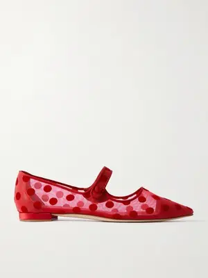 Manolo Blahnik Trimmed Flats For Women