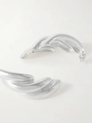 YSSO Sterling Sculptural Earrings - Silver