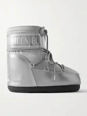 Moon Boot Icon Low Glance Snow Boots - Silver
