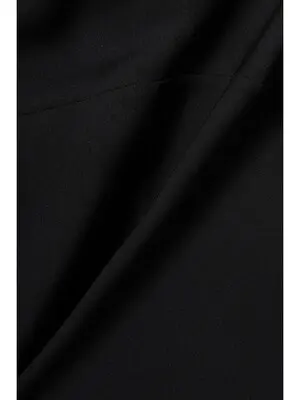 Khaite Vray Cutout Silk-georgette Top