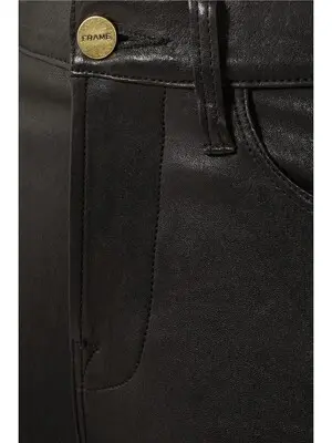 FRAME Le High Skinny Leather Pants