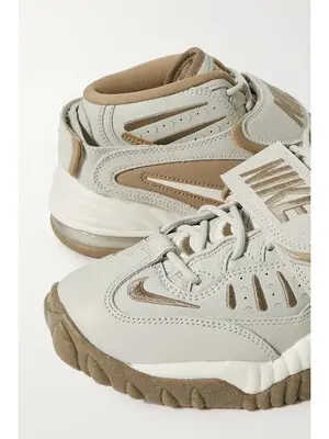 Nike Adjust Force Leather And Suede Sneakers