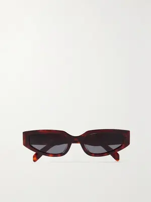 Celine Triomphe Cat-eye Acetate Sunglasses - Brown