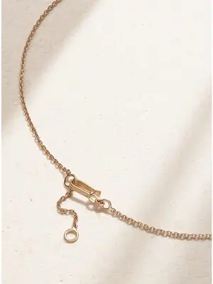 ANANYA 18k Rose Multi-stone Necklace With Pearl And Diamonds