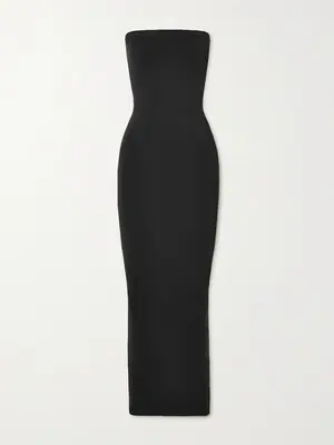 Wolford Fatal Strapless Maxi Dress - Black