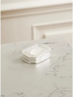 Christofle Bonbonnière -plated Trinket Box - Silver