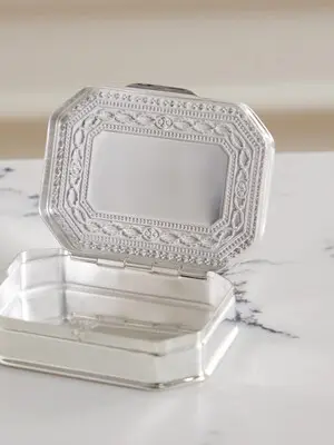 Christofle Bonbonnière -plated Trinket Box
