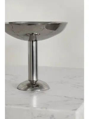 LOUISE ROE Polished Stainless Steel Champagne Coupe