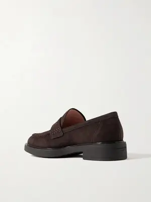 GIANVITO ROSSI Suede Loafers