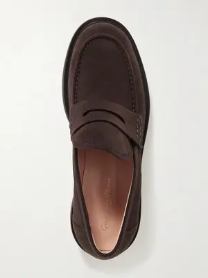 GIANVITO ROSSI Suede Loafers