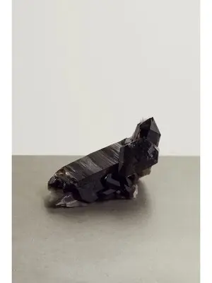 JIA JIA HOME Jia Jia Medium Moonstone And Smoky Quartz Cluster