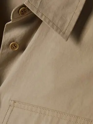 NILI LOTAN Natalie Cotton-poplin Shirt