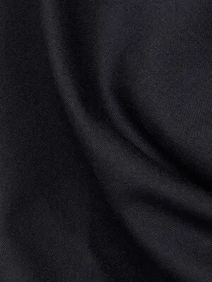THE ROW Berna Draped Wool Midi Dress