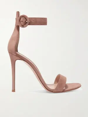 GIANVITO ROSSI Portofino 105 Suede Sandals