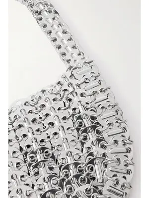 Rabanne 1969 Moon Chainmail Shoulder Bag - Silver