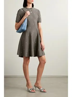 Givenchy 4g Jacquard-knit Mini Dress