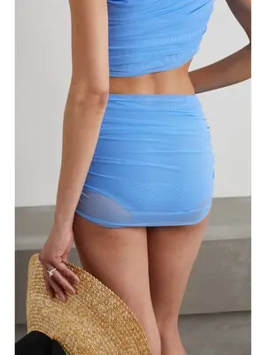 Norma Kamali Bill Ruched Bikini Briefs
