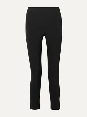 Veronica Beard Cropped Skinny Pants - Black