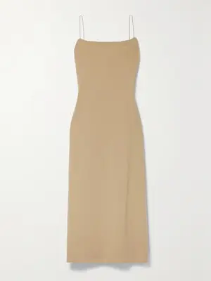 THE ROW Haku Stretch-jersey Midi Dress - Neutrals