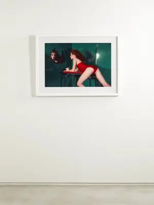 AP8.art Guy Bourdin Framed Print, 40" X 29 - Green