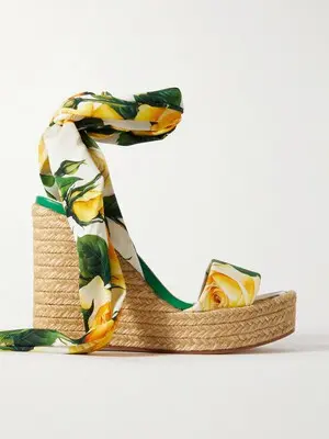 Dolce & Gabbana High Heel Espadrilles