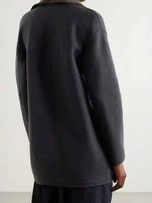 Loro Piana Reversible Belted Cashmere-blend Jacket