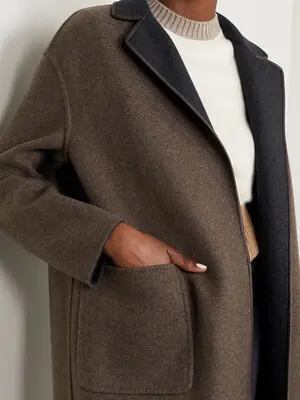 Loro Piana Reversible Belted Cashmere-blend Jacket