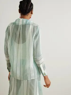 ADMONA Zaid Striped Gauze Shirt