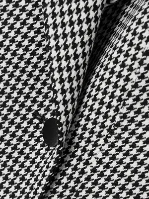 Dolce & Gabbana Double-breasted Houndstooth Wool-blend Blazer