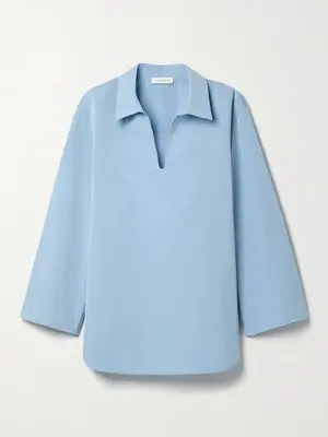 Lafayette 148 New York Cotton-sateen Top