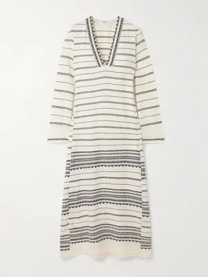 LEMLEM Theodora Cotton Kaftan - Ecru
