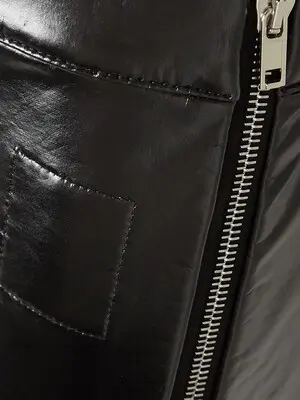 Rick Owens Coated Cotton-blend Skinny Pants