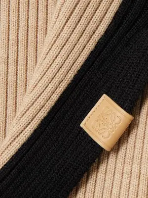 Loewe Backless Ribbed Wool Tunic
