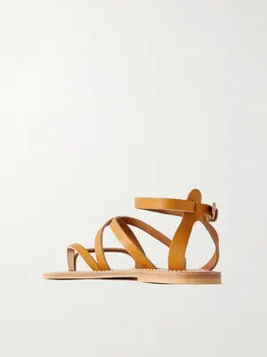 K.JACQUES Epicure Leather Sandals - Brown