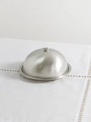 GOHAR WORLD Large Nickel-plated Cloche - Silver