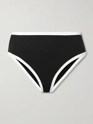 Marysia Carrara Two-toned Bikini Briefs - Black