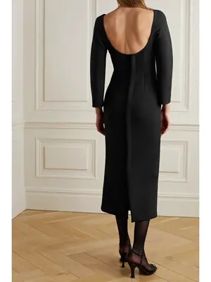 THE ROW Tulip Wool-blend Midi Dress