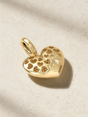Lauren Rubinski 14 Karat Diamond Heart Pendant