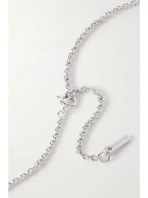 Completedworks Rhodium-plated Recycled Crystal Necklace
