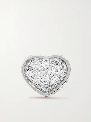 Chopard 18-karat Diamond Single Earring - Silver