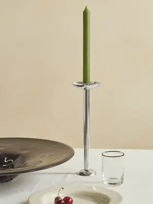 LOUISE ROE Champagne Stainless Steel Candle Holder