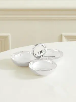 Christofle Vertigo -plated Serving Dish - Silver